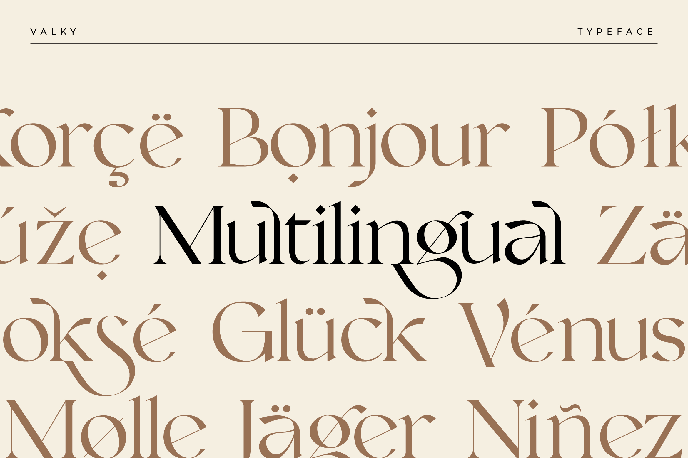 Valky Classic Modern Typeface, Fonts | GraphicRiver